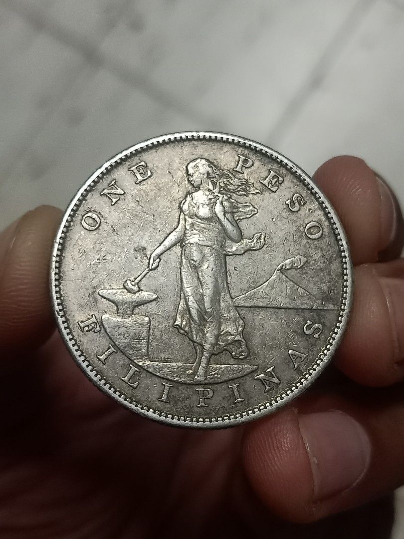 1905s USPi One Peso Silver Coin, Hobbies & Toys, Memorabilia ...