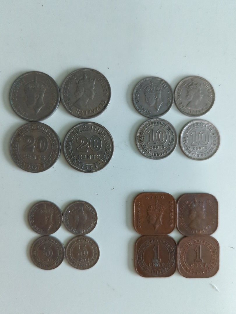 1950s and 1960s Malaya Coins Various Denominations, Hobbies & Toys ...
