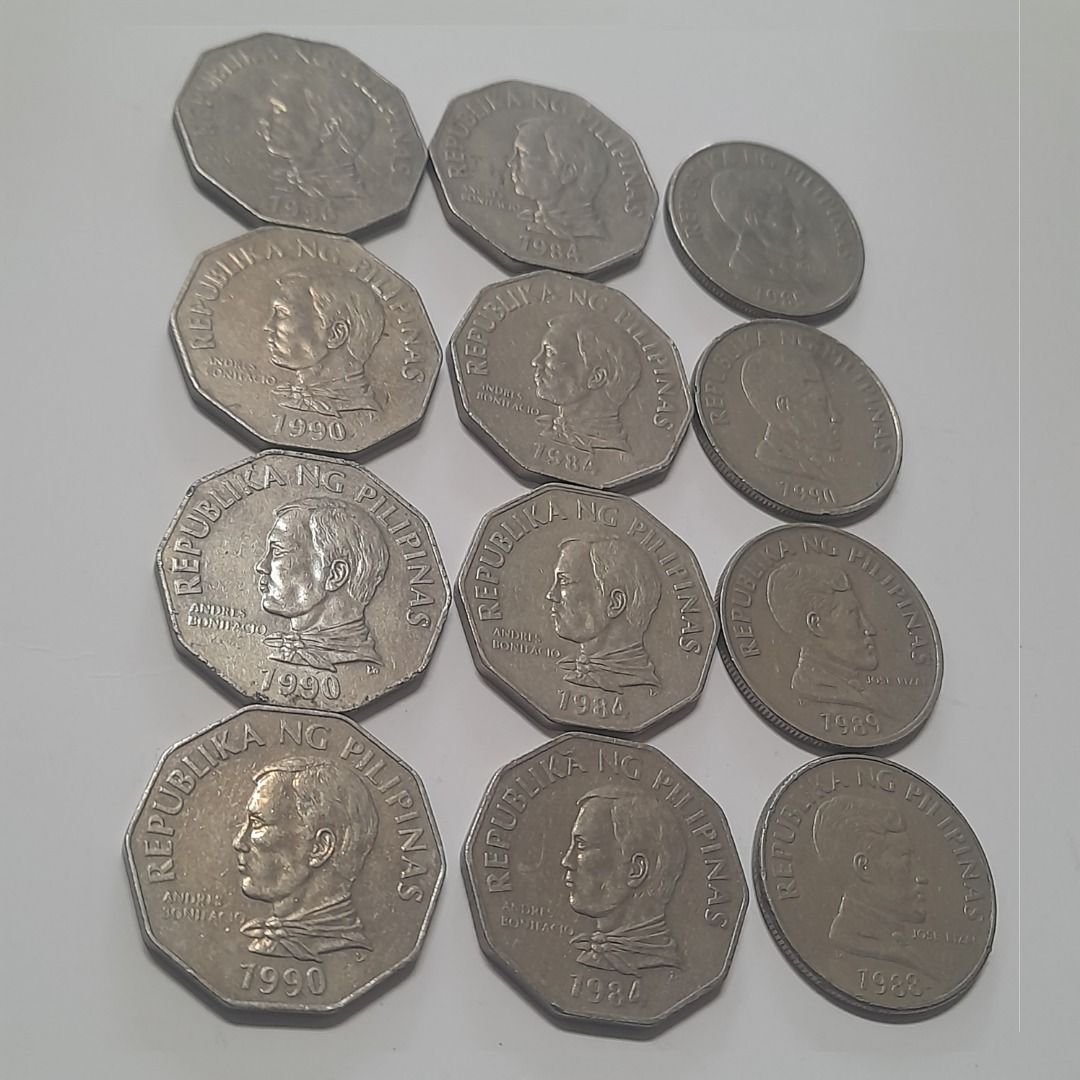 1p Tamarraw & 2p Coconut PISO - Flora & Fauna Coin Series - (12-PP ...