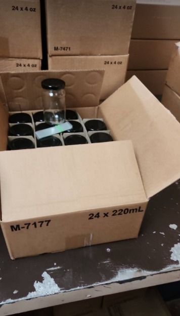 220ML M7177 Glass Jars - To Tandang Sora QC, Furniture & Home Living ...