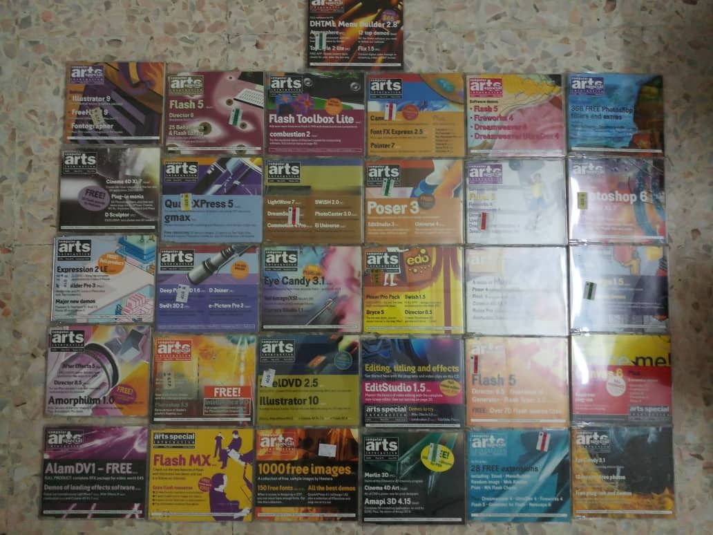 31 units of Computer Art's Magazine CDs, Hobbies & Toys, Music & Media ...