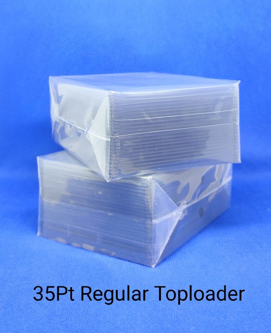 35Pt Regular Toploader (25pcs/Pack), Hobbies & Toys, Toys & Games on Carousell