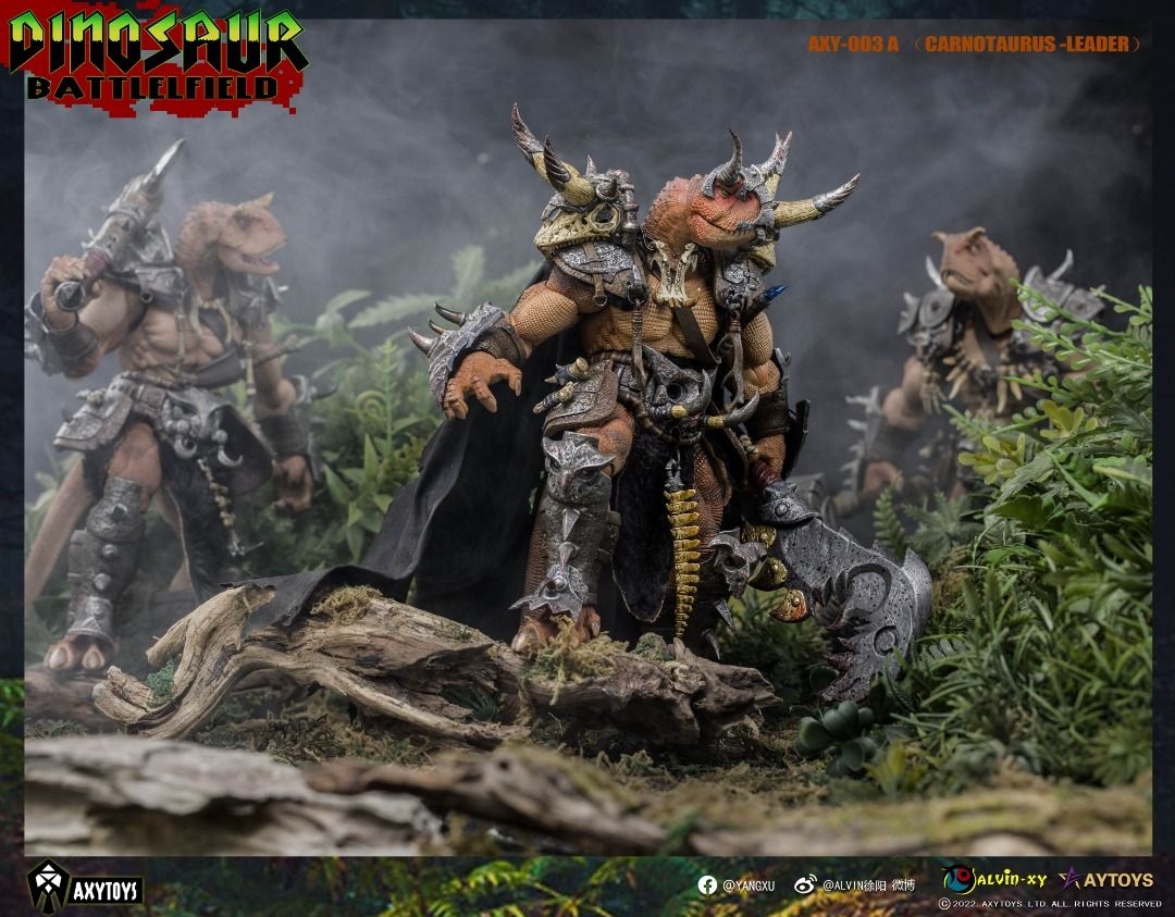 [日版 質保] 恐龍戰場 恐龍戰士 AXYTOYS AXY003A LEADER OF THE CARNIVOROUS ...