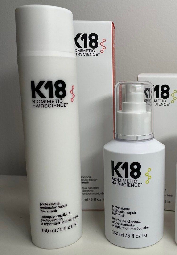 K18 hair mask hair mist set 一套, 美容＆個人護理, 健康及美容 - 頭髮護理 - Carousell