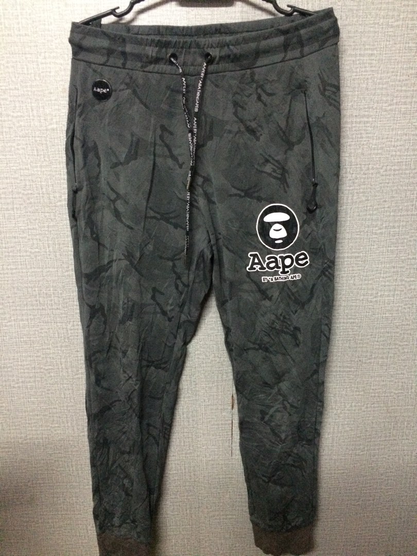Aape Jogger, Men's Fashion, Bottoms, Joggers on Carousell