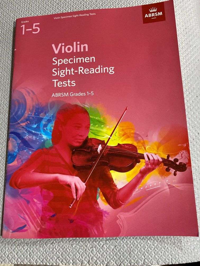 ABRSM Violin Grade 1-5 Specimen Sight-Reading Tests, Hobbies & Toys ...