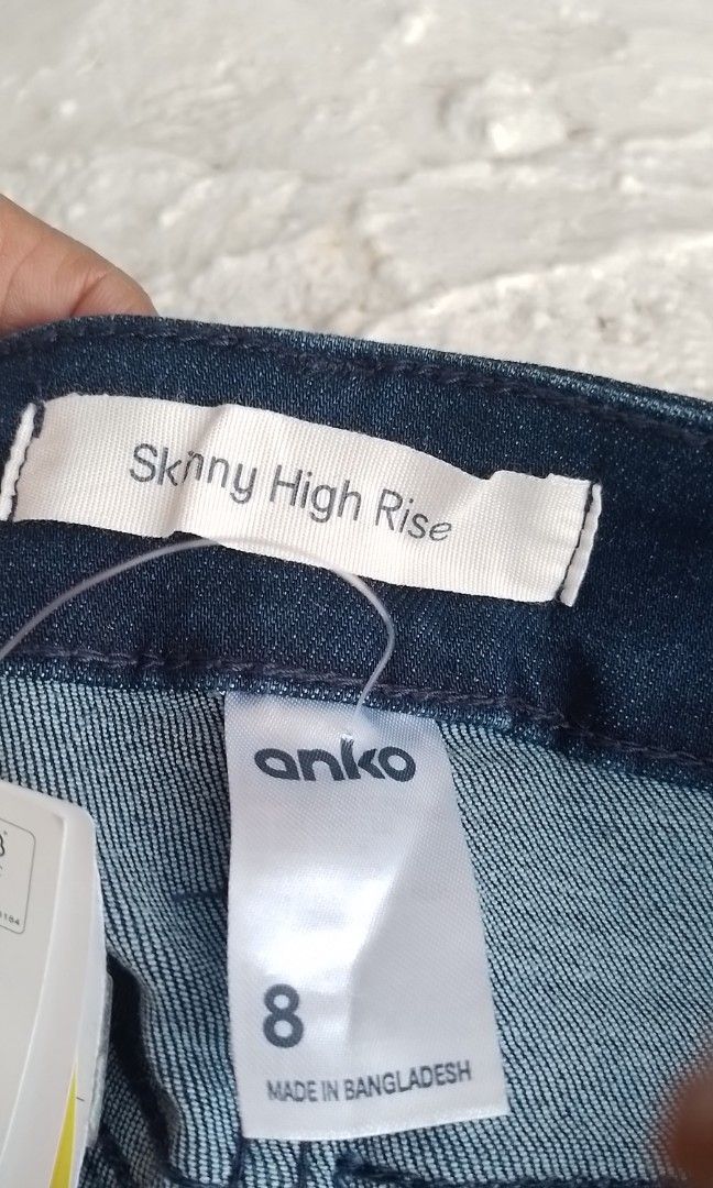 Anko Skinny high rise Jeans, Women's Fashion, Bottoms, Jeans on Carousell