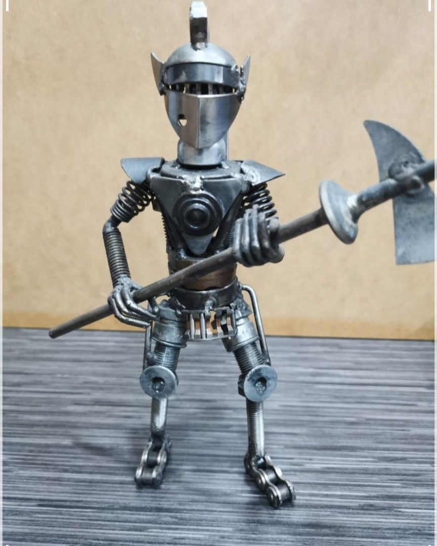 Arca Besi / Vintage Knight Figure Steel, Hobbies & Toys, Toys & Games ...