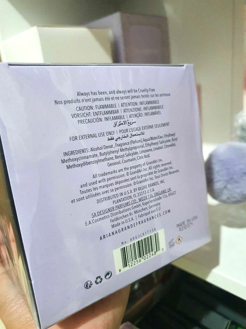 Ariana Grande Moonlight EDP Eau De Parfum Perfume, Beauty & Personal ...