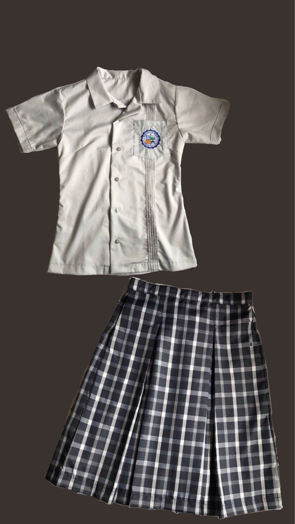 Ateneo de Davao Senior High School Girl’s Uniform Set (Blouse and Skirt ...