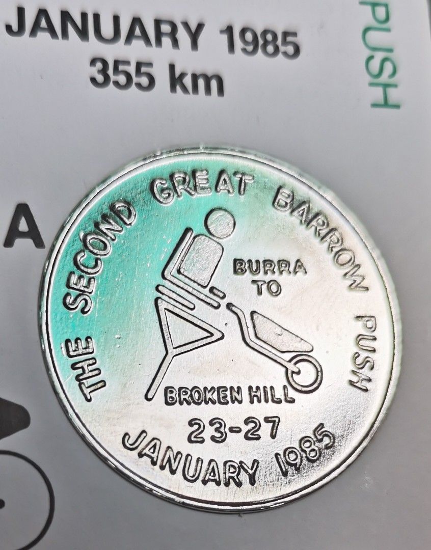 Australia 1985 Medallion - The Second Great Barrow Push, Hobbies & Toys ...