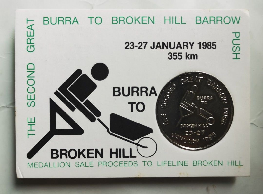 Australia 1985 Medallion - The Second Great Barrow Push, Hobbies & Toys ...