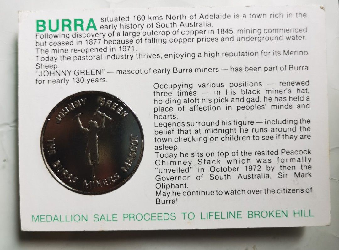 Australia 1985 Medallion - The Second Great Barrow Push, Hobbies & Toys ...