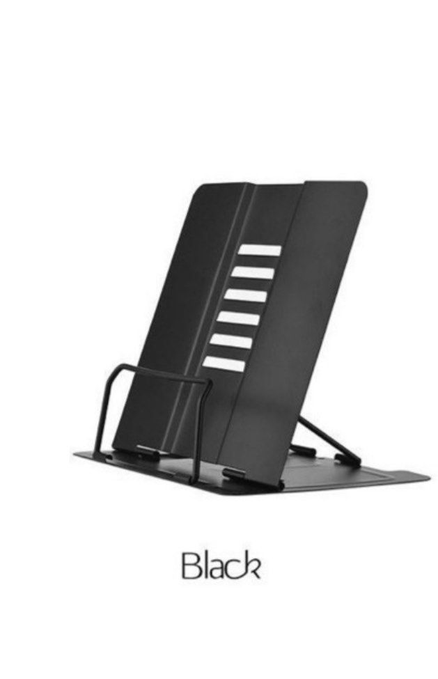 Black Metal Book Stand (small but VERY sturdy), Hobbies & Toys ...