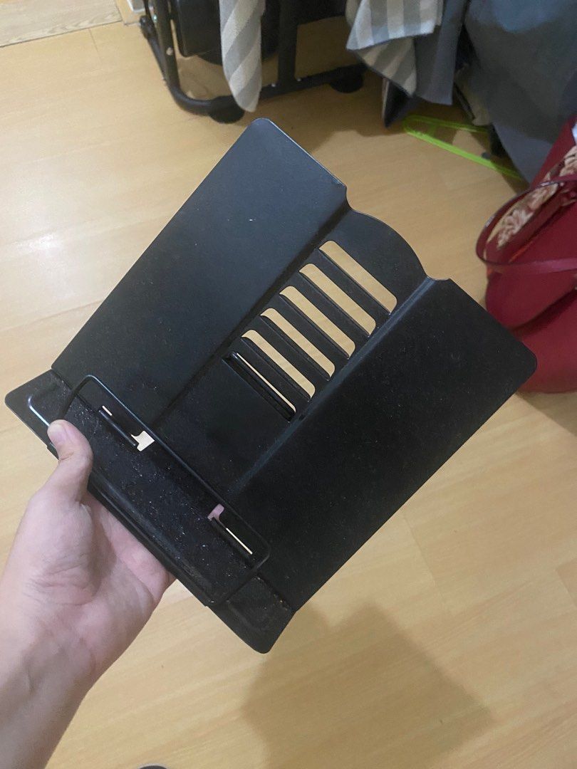 Black Metal Book Stand (small but VERY sturdy), Hobbies & Toys ...
