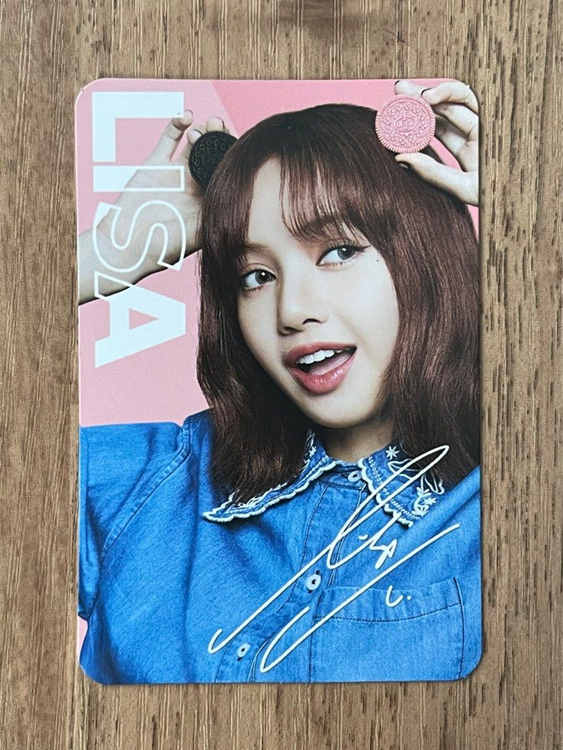 Blackpink Lisa Oreo Photocard, Hobbies & Toys, Memorabilia ...