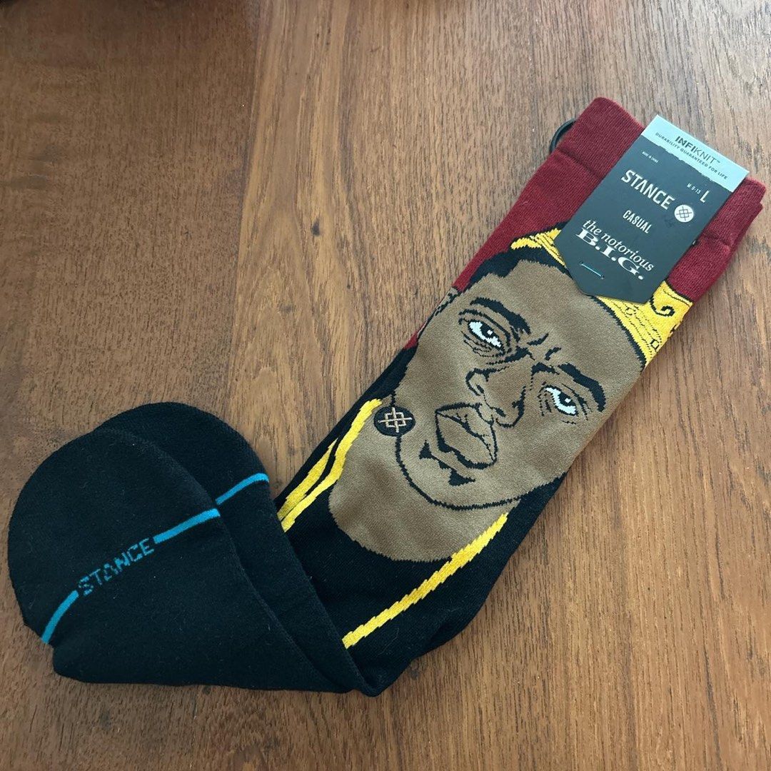 BNWT Stance Notorious BIG Socks, Men's Fashion, Watches & Accessories ...