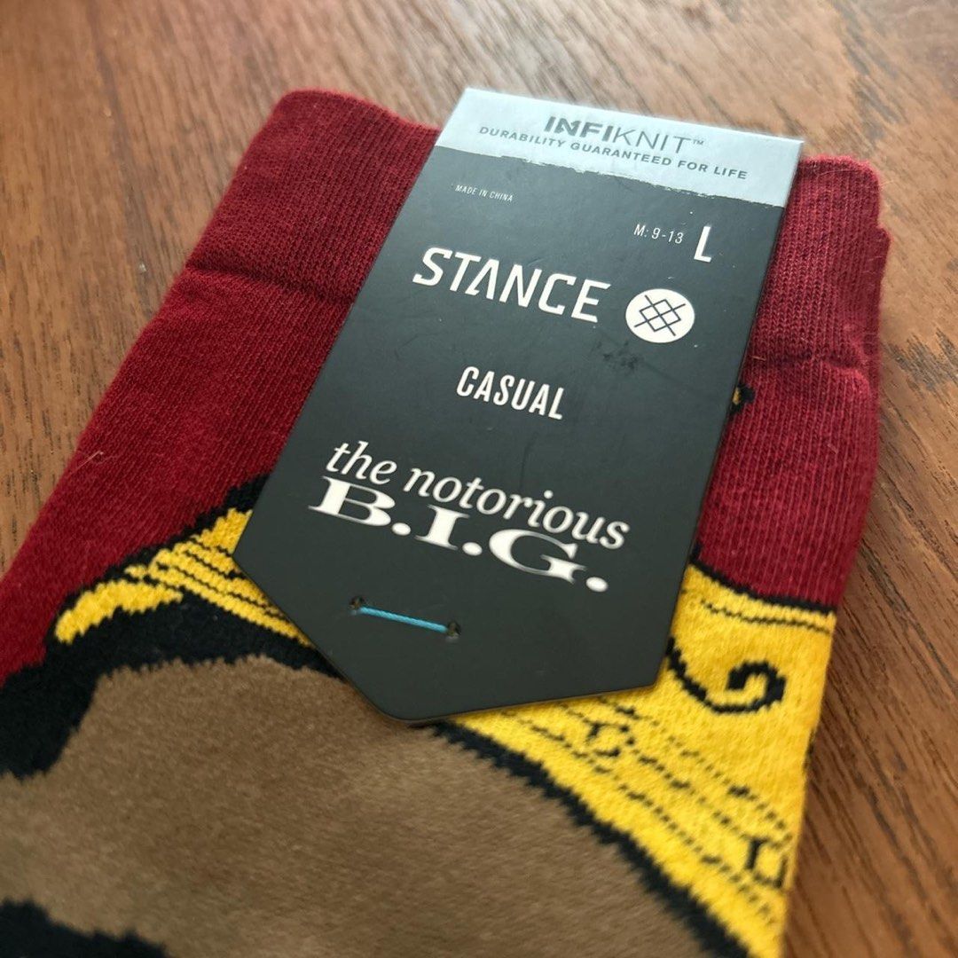BNWT Stance Notorious BIG Socks, Men's Fashion, Watches & Accessories ...