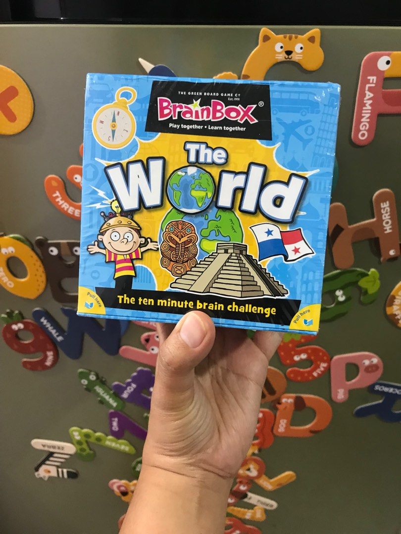 Brain Box The World Edition, Hobbies & Toys, Toys & Games on Carousell