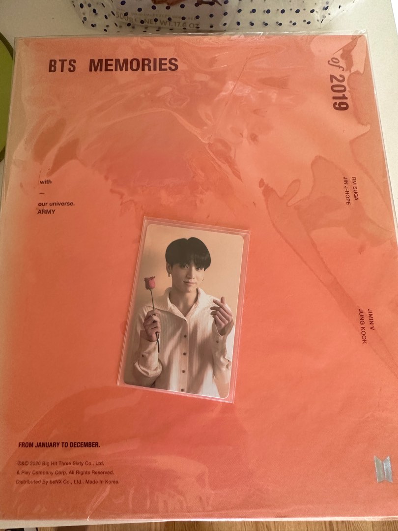 BTS MEMORIES 2019 DVD JUNGKOOK PC, Hobbies & Toys, Memorabilia & Collectibles, K-Wave on Carousell
