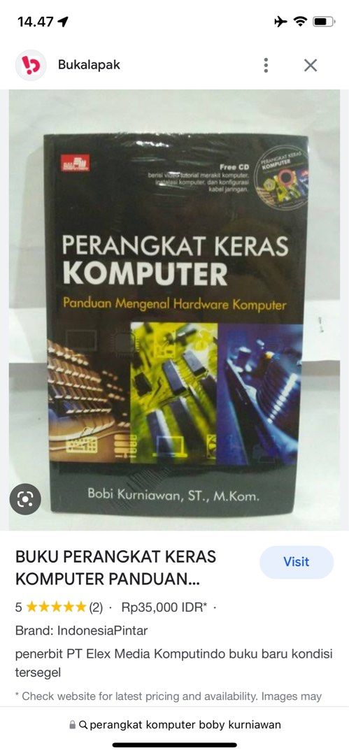 Buku Perangkat keras komputer, Buku & Alat Tulis, Buku di Carousell