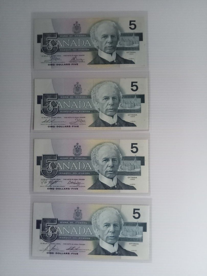 Canada currency diff signatures, Hobbies & Toys, Memorabilia ...