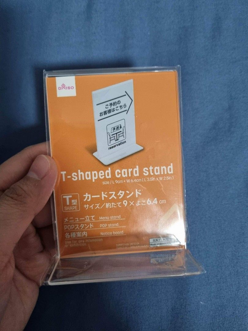 Card stand/picture stand from Daiso, Furniture & Home Living, Home ...