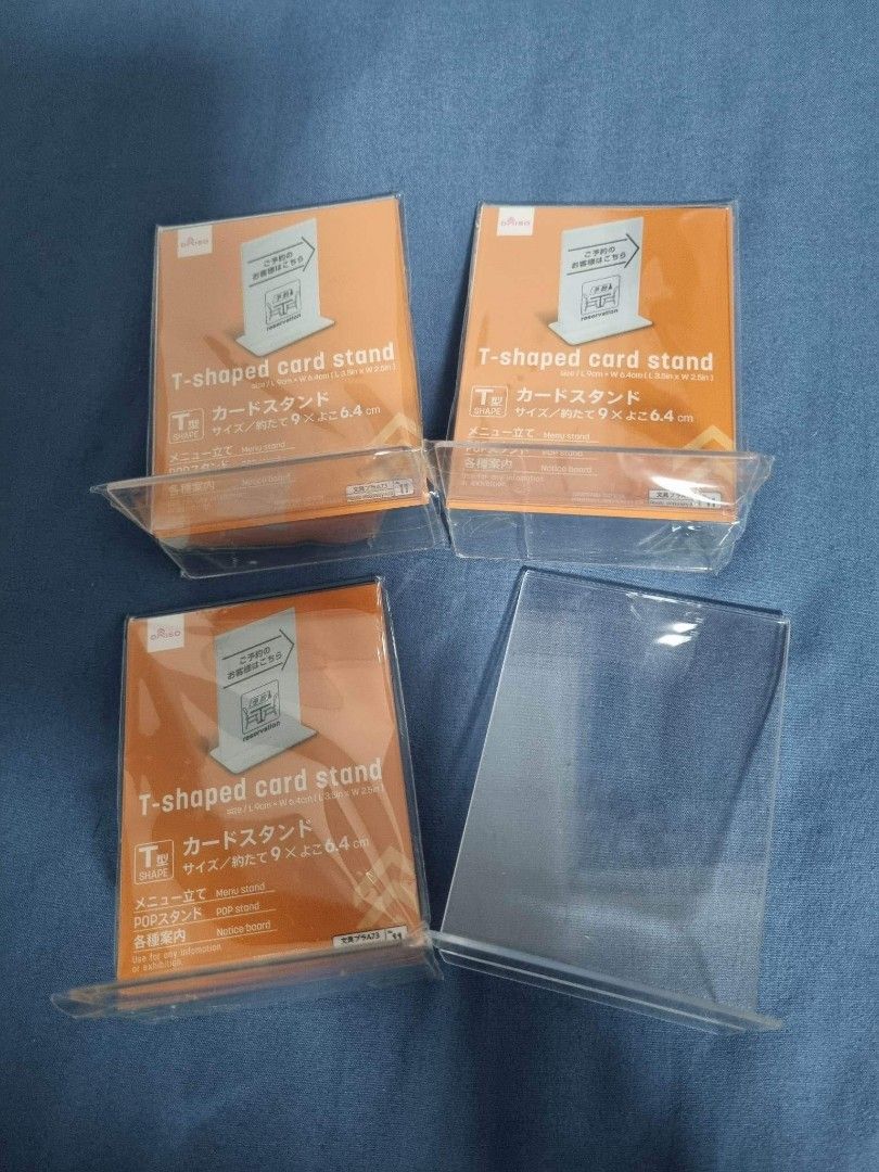 Card stand/picture stand from Daiso, Furniture & Home Living, Home ...