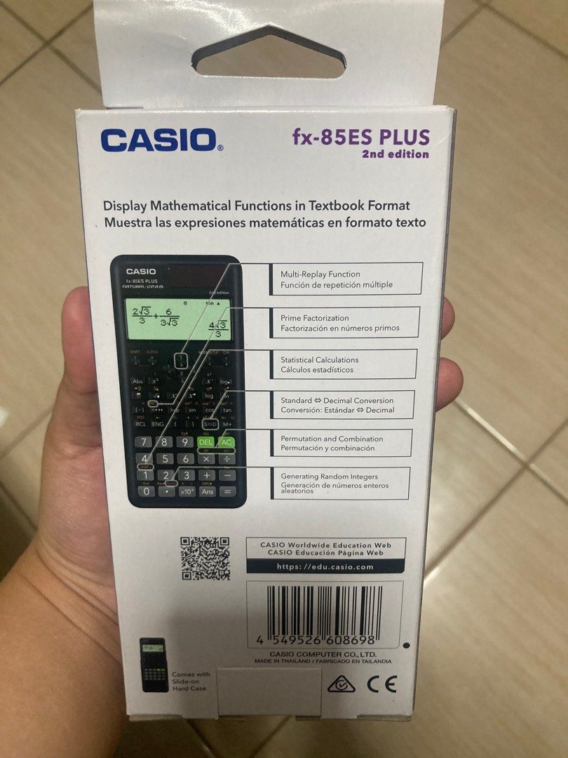 CASIO Fx-85 ES PLUS, Hobbies & Toys, Stationary & Craft, Stationery ...