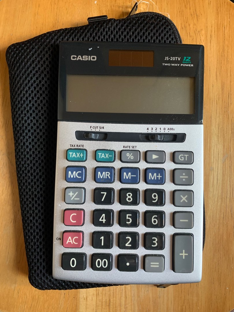 Casio計數機 Js 20tv 電腦＆科技 商務用科技產品 Carousell