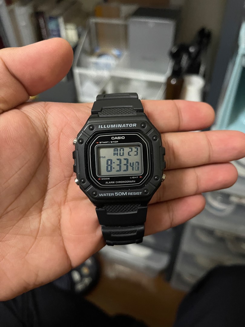 Casio W-218H-1A, Men's Fashion, Watches & Accessories, Watches on Carousell