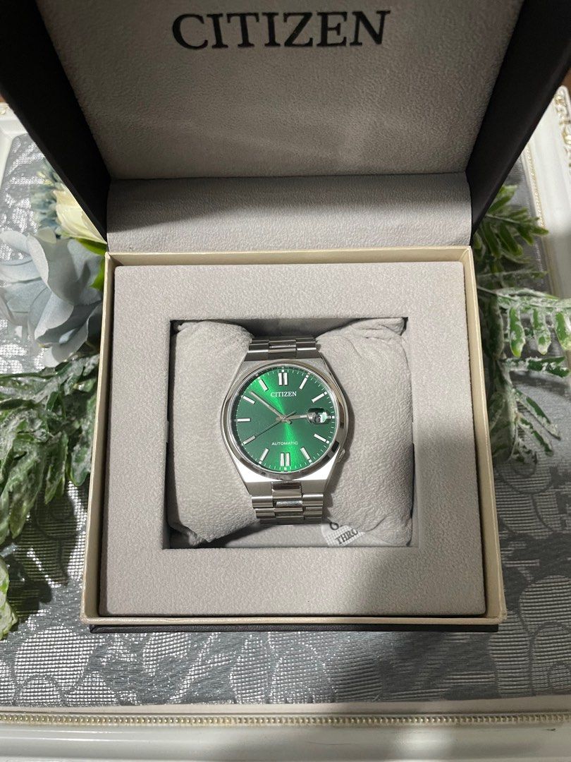 Citizen Nj-0151-81x (green dial), Men's Fashion, Watches & Accessories ...