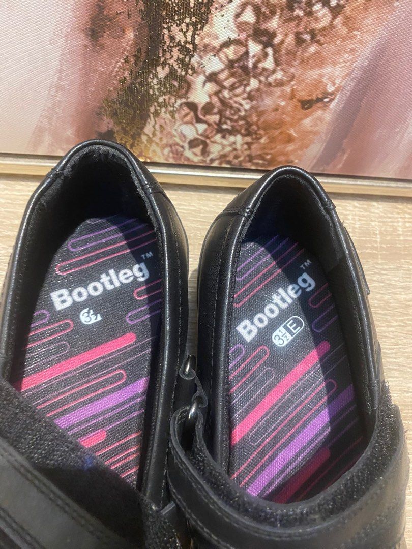 Clarks bootleg black leather shoes, Babies & Kids, Babies & Kids ...