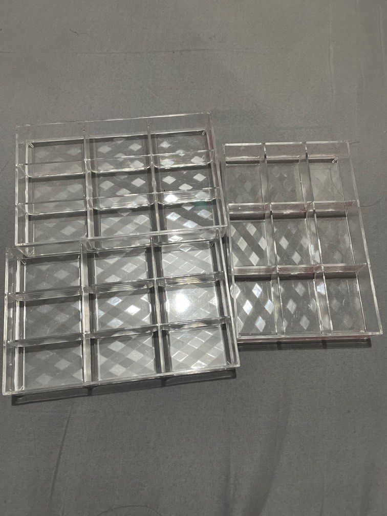 Clear Diamond Miniso Drawer Organizers, Furniture & Home Living, Home ...