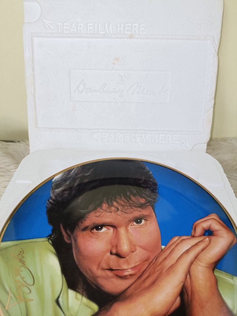 Cliff Richard's Collectible deco plate with Autograph, Furniture & Home ...