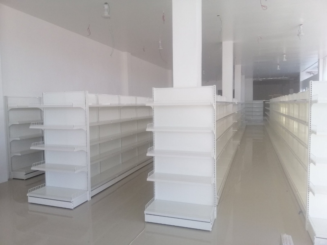 Closed Backing Gondola Type Adjustable Layers, Furniture & Home Living ...