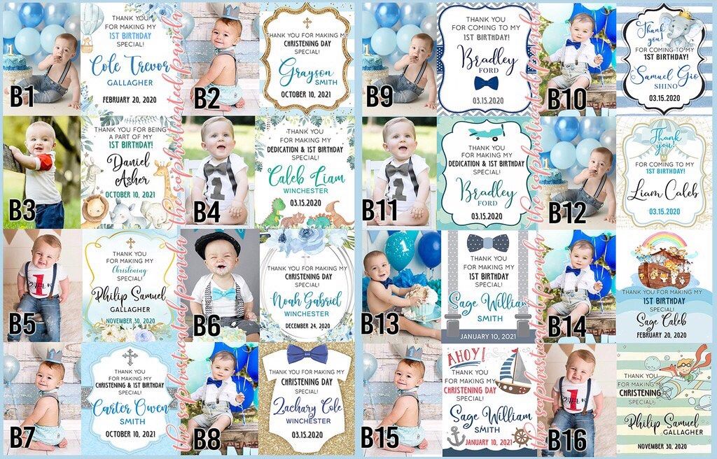 COD Acrylic Ref Magnet Souvenirs Christening Dedication Birthday Party ...