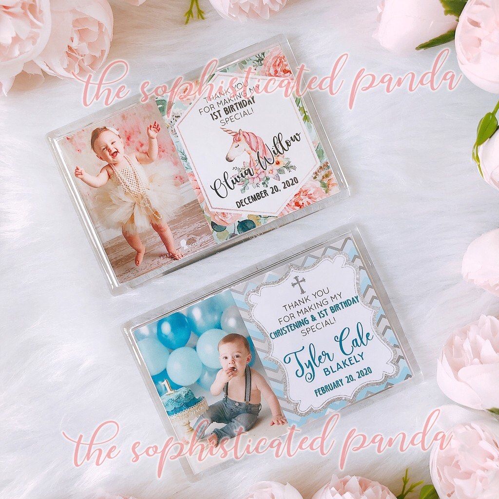COD Wedding Christening Souvenirs Acrylic Ref Magnets Giveaways ...
