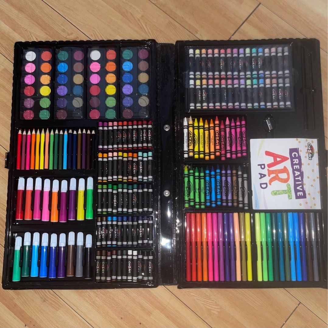 Complete set 250 pcs art materials, Hobbies & Toys, Stationary & Craft ...