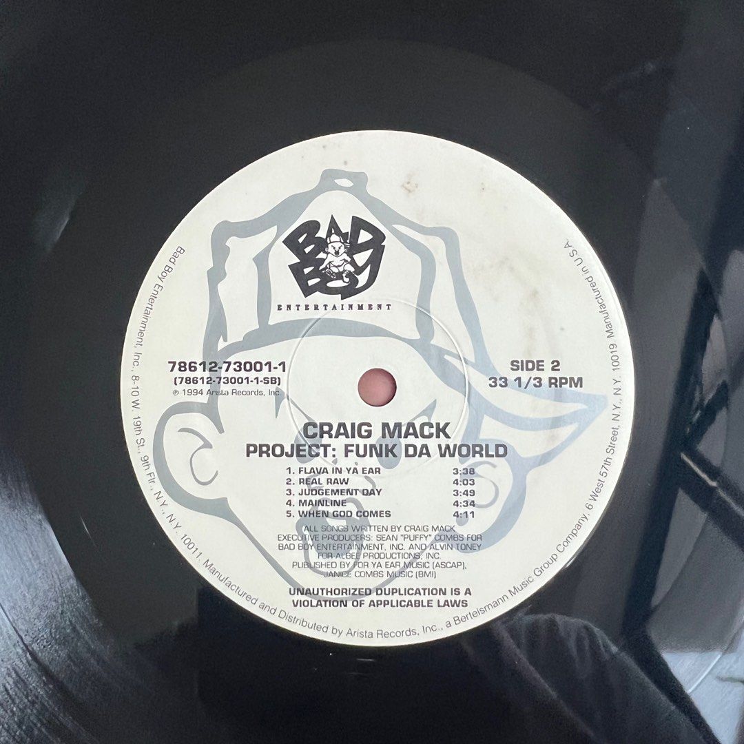 Craig Mack - project : funk da world (OG US PRESSING) vinyl, Hobbies ...