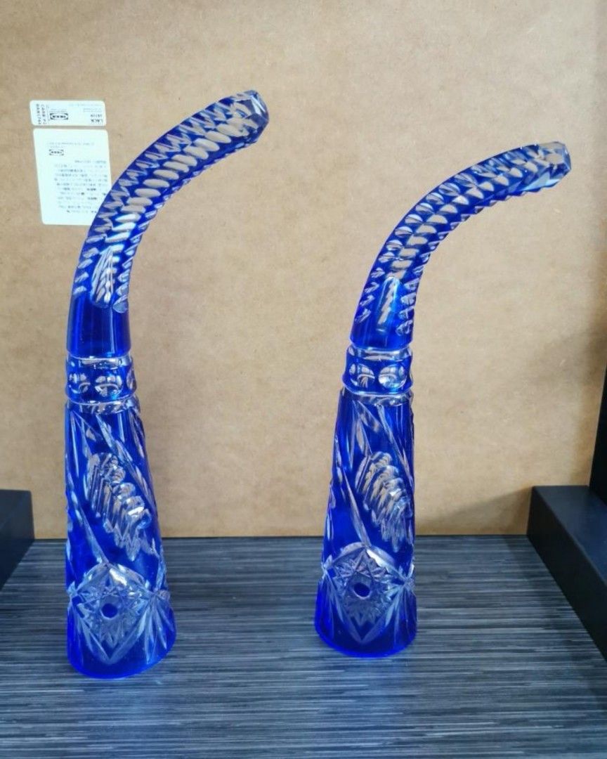 Crystal Horns, Furniture & Home Living, Home Decor, Vases & Decorative ...