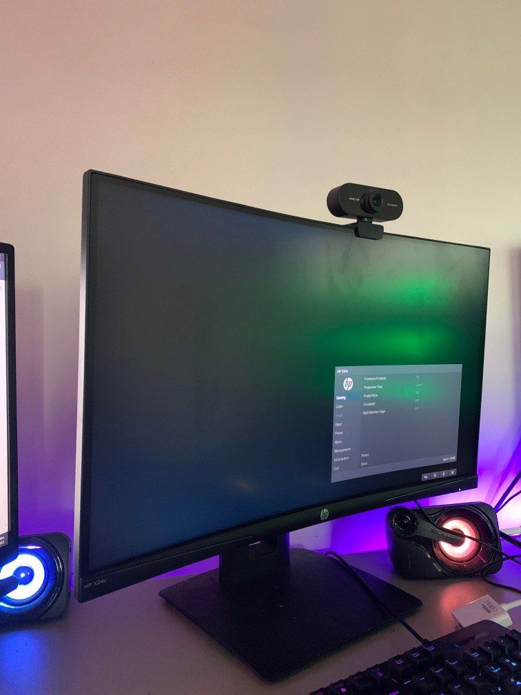 Curved Inch Gaming Monitor Hz HP X C Computers Tech Parts Accessories Monitor