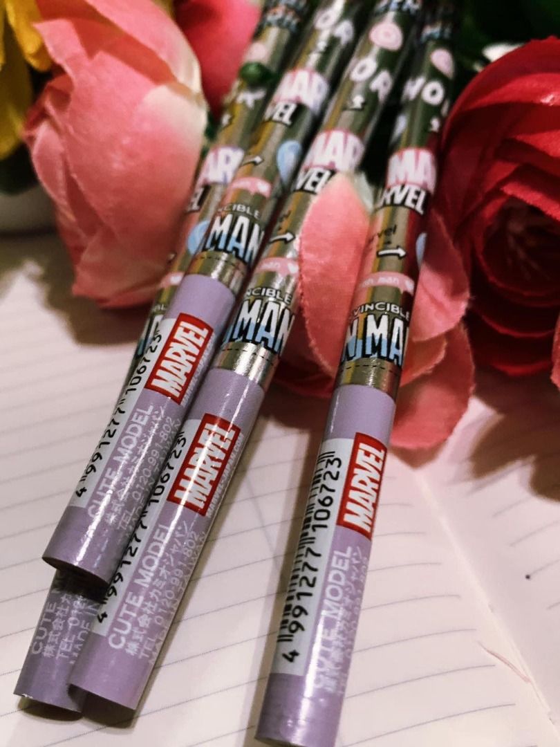 CUTE MODEL MARVEL Pencil Made in Taiwan Produced in Japan, Hobbies ...