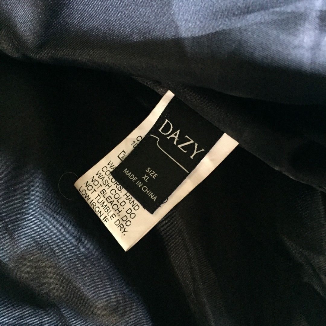 Dazy Leather Jacket, Men's Fashion, Coats, Jackets and Outerwear on Carousell