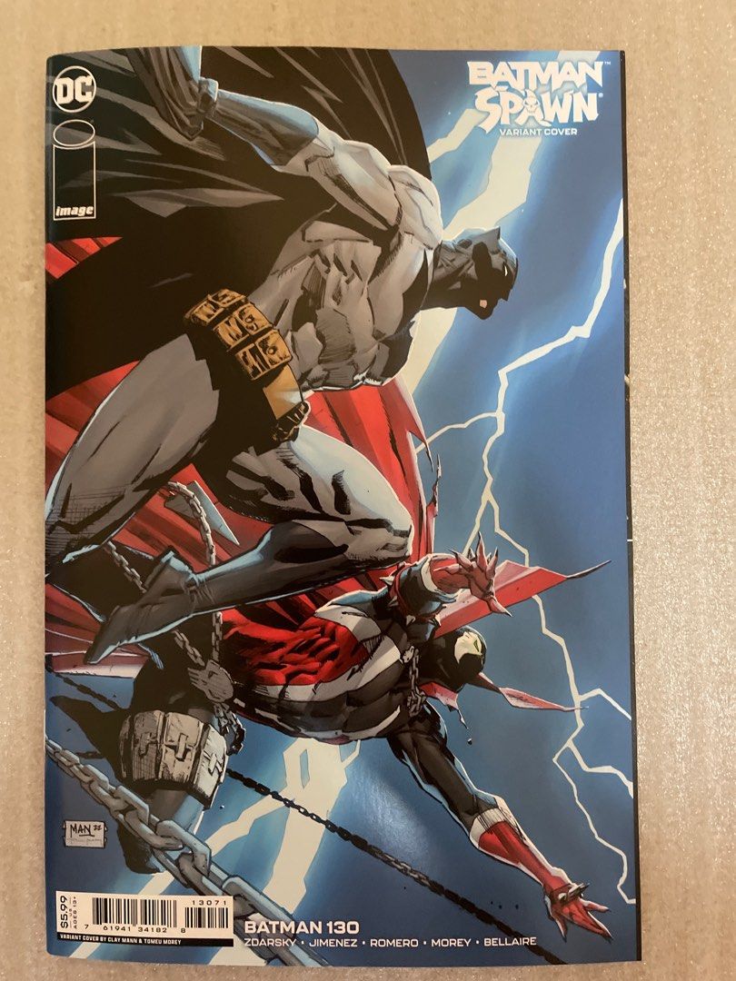 DC Image - Batman #130 , Poison Ivy #7, Harley Quinn #25 Batman Spawn Variant Cover, Hobbies ...