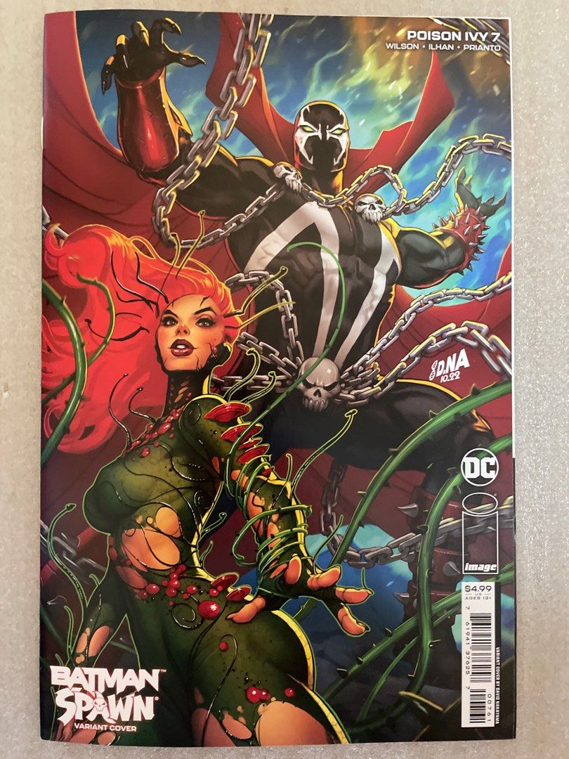 DC Image - Batman #130 , Poison Ivy #7, Harley Quinn #25 Batman Spawn Variant Cover, Hobbies ...