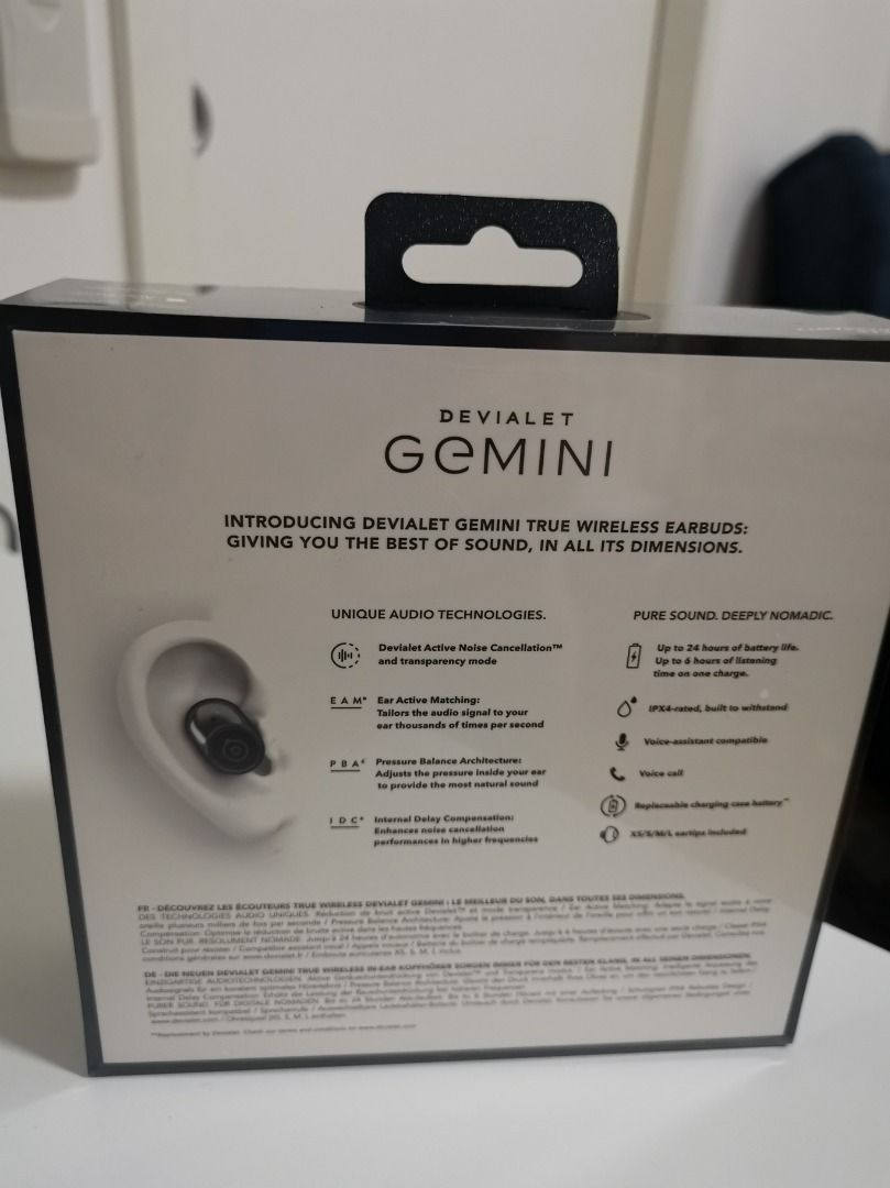 Devialet Gemini True Wireless Earbuds, Audio, Earphones on Carousell