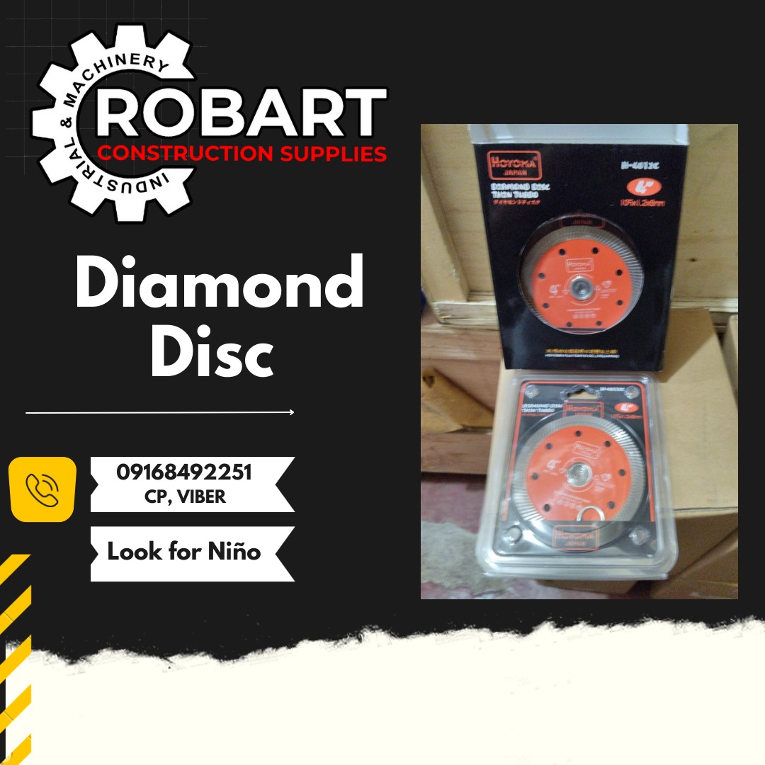 Diamond Disc 4", Commercial & Industrial, Construction Tools ...