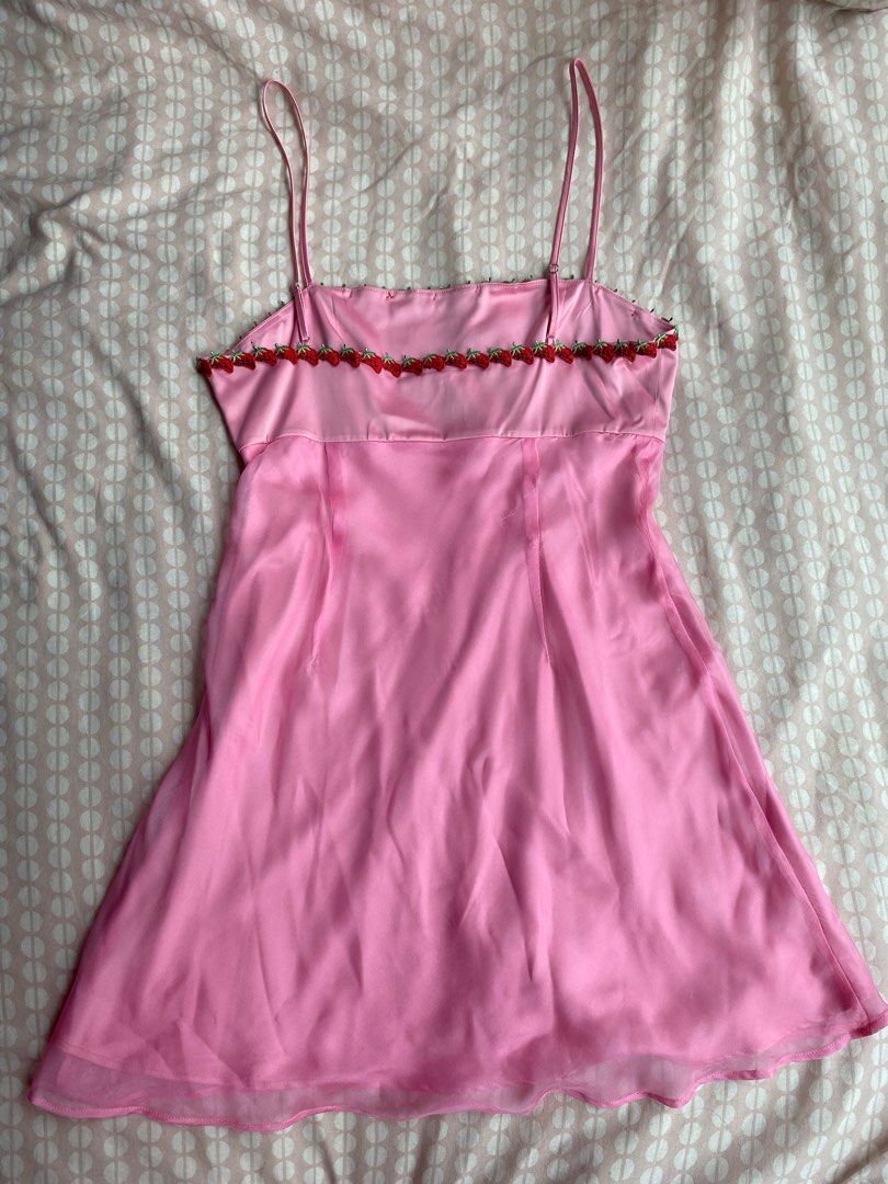 dollskill Sugar Thrillz Just A Taste Slip Dress pink Y2K 90's satin ...