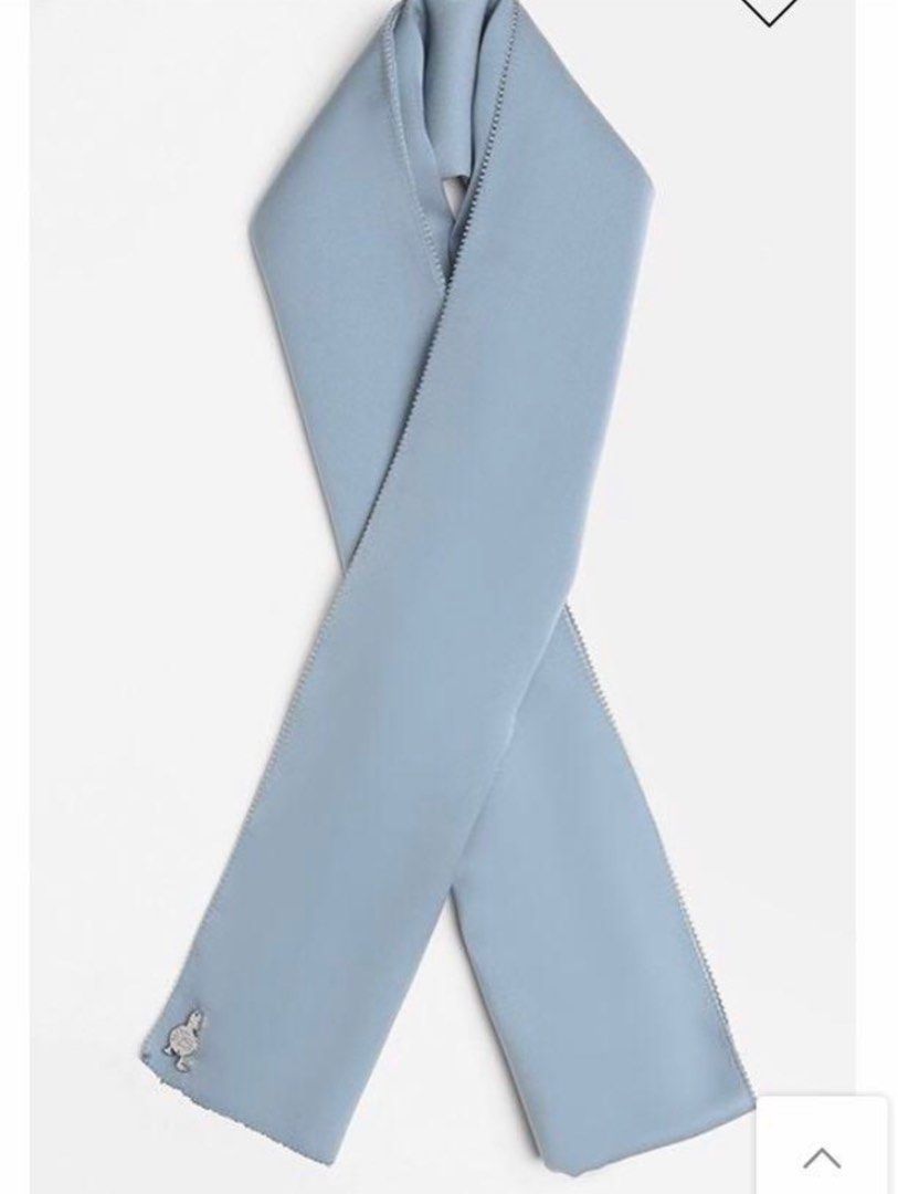 dUCk Matte Satin Silk Shawl in Beary Blue, Women's Fashion, Muslimah ...